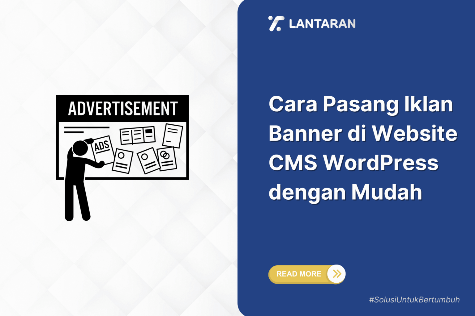 Cara Pasang Iklan Banner di Website CMS WordPress dengan Mudah